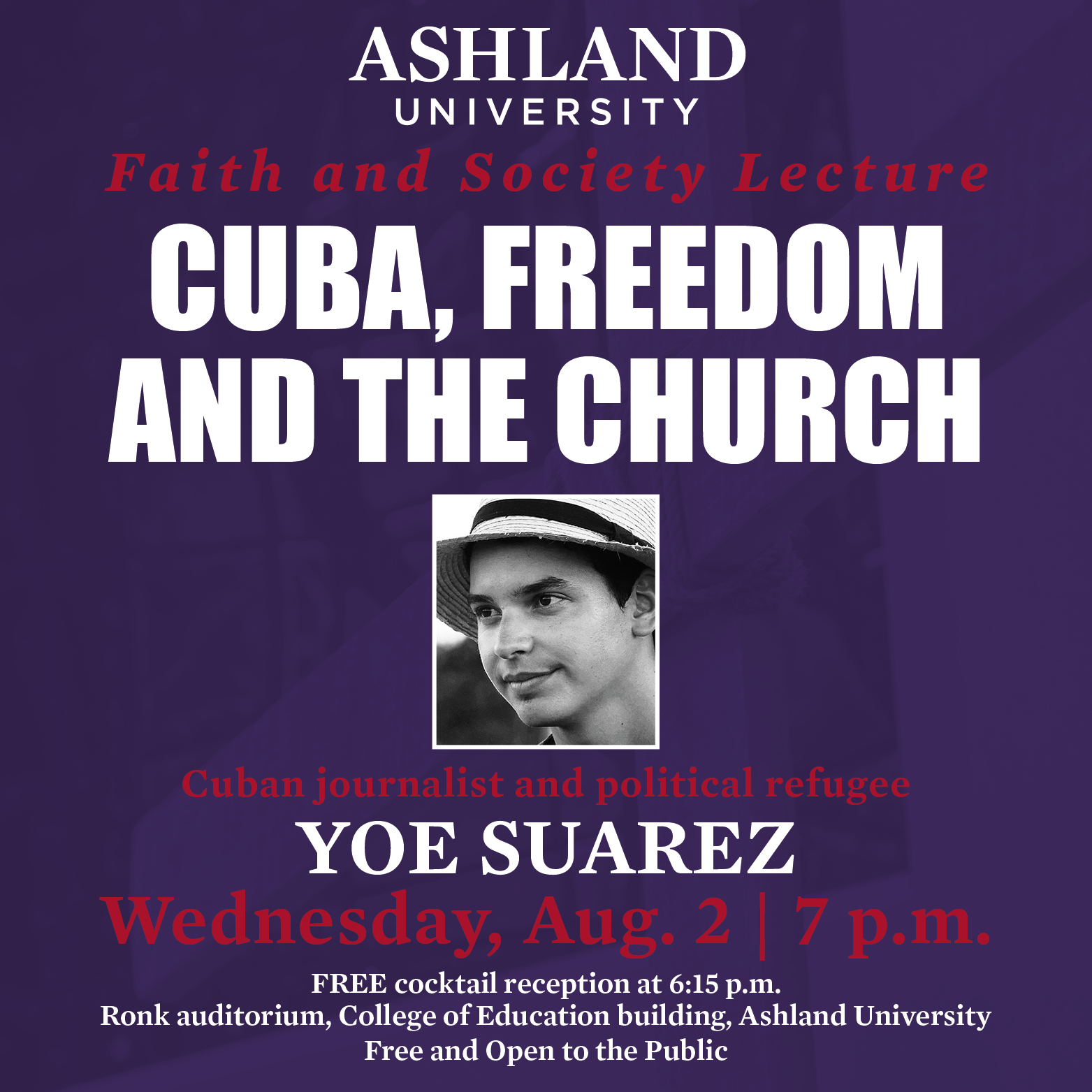 Independent Cuban journalist to be featured guest at Aug. 2 Faith and ...